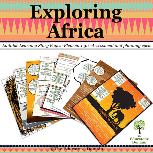 Exploring Africa Learning Story Pack | The Educators Domain