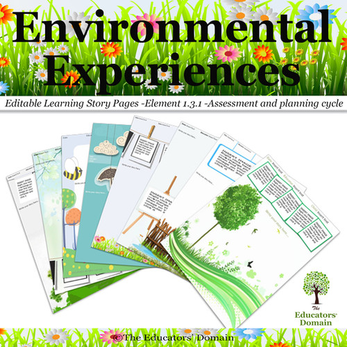 Environmental Experiences Learning Story Pack | The Educators Domain