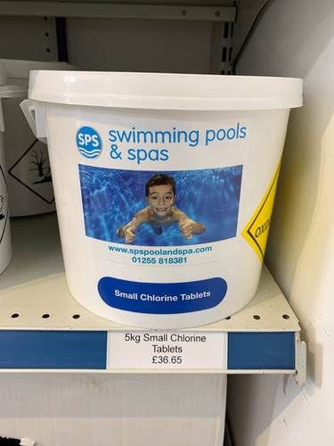 Own label 5kg small chlorine tablets | spspoolandspa