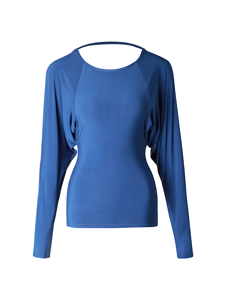 セール品「Coast Letter」トップス【ZYM 2301】青 | adsjapan-danceshoes