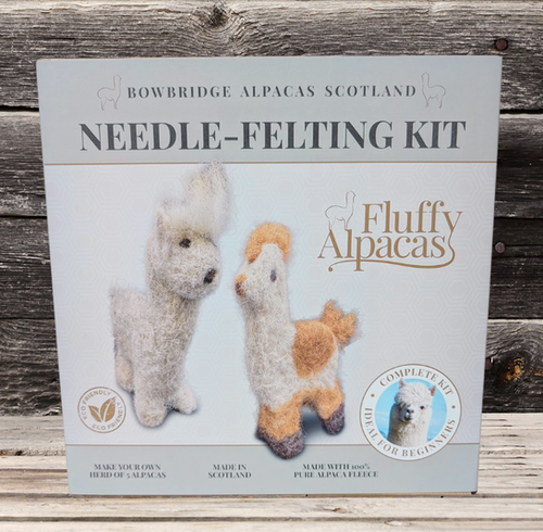 Fluffy Alpacas - Needle Felting Kit | bowbridgealpacas