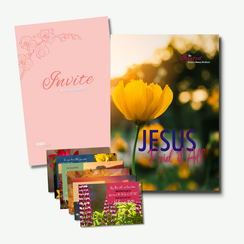 Jesus Paid It All: Ignited Scripture Memory/Prayer Bundle | Humble Faith