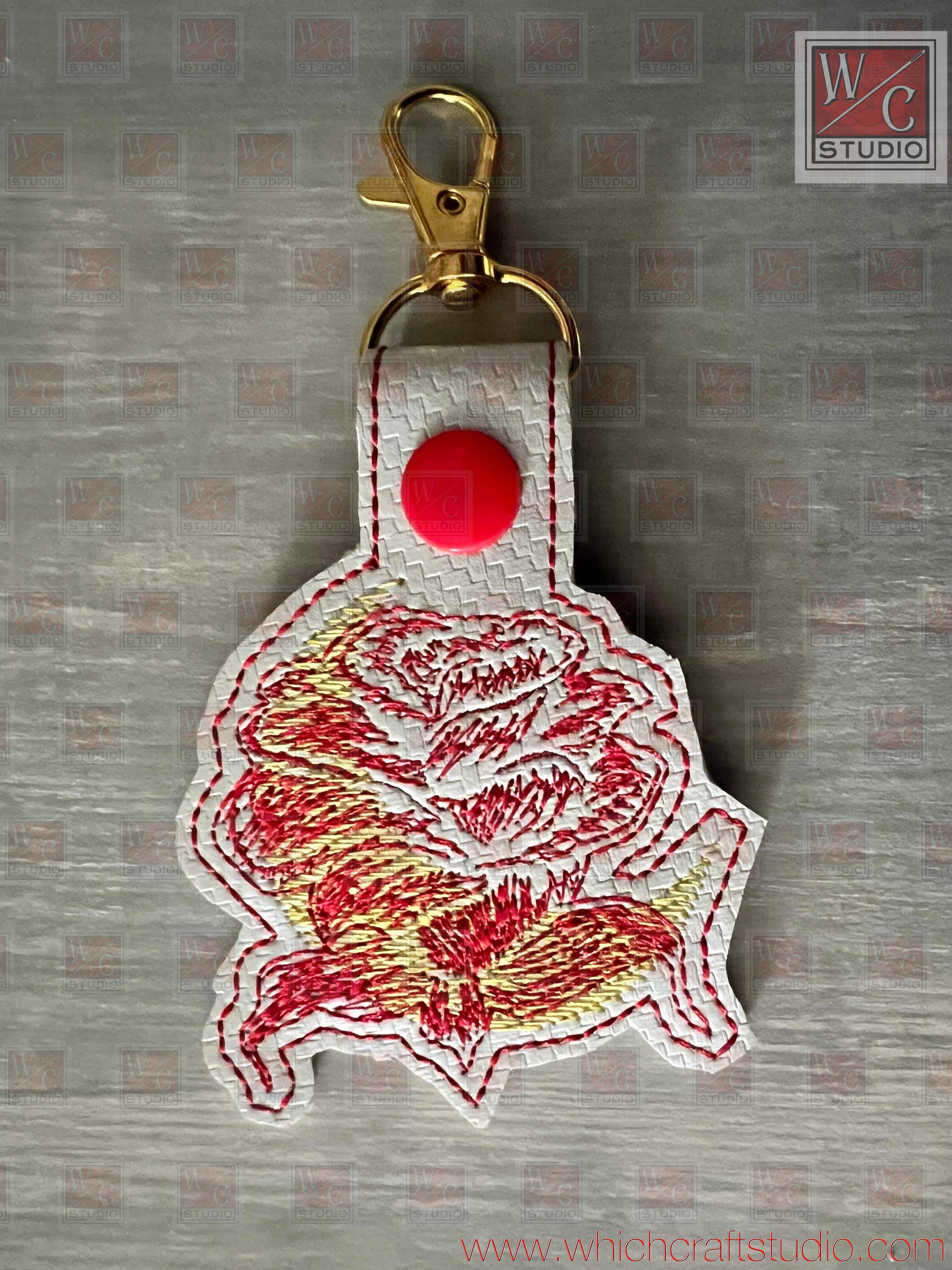 Digital Moon Rose Fob Digital Files