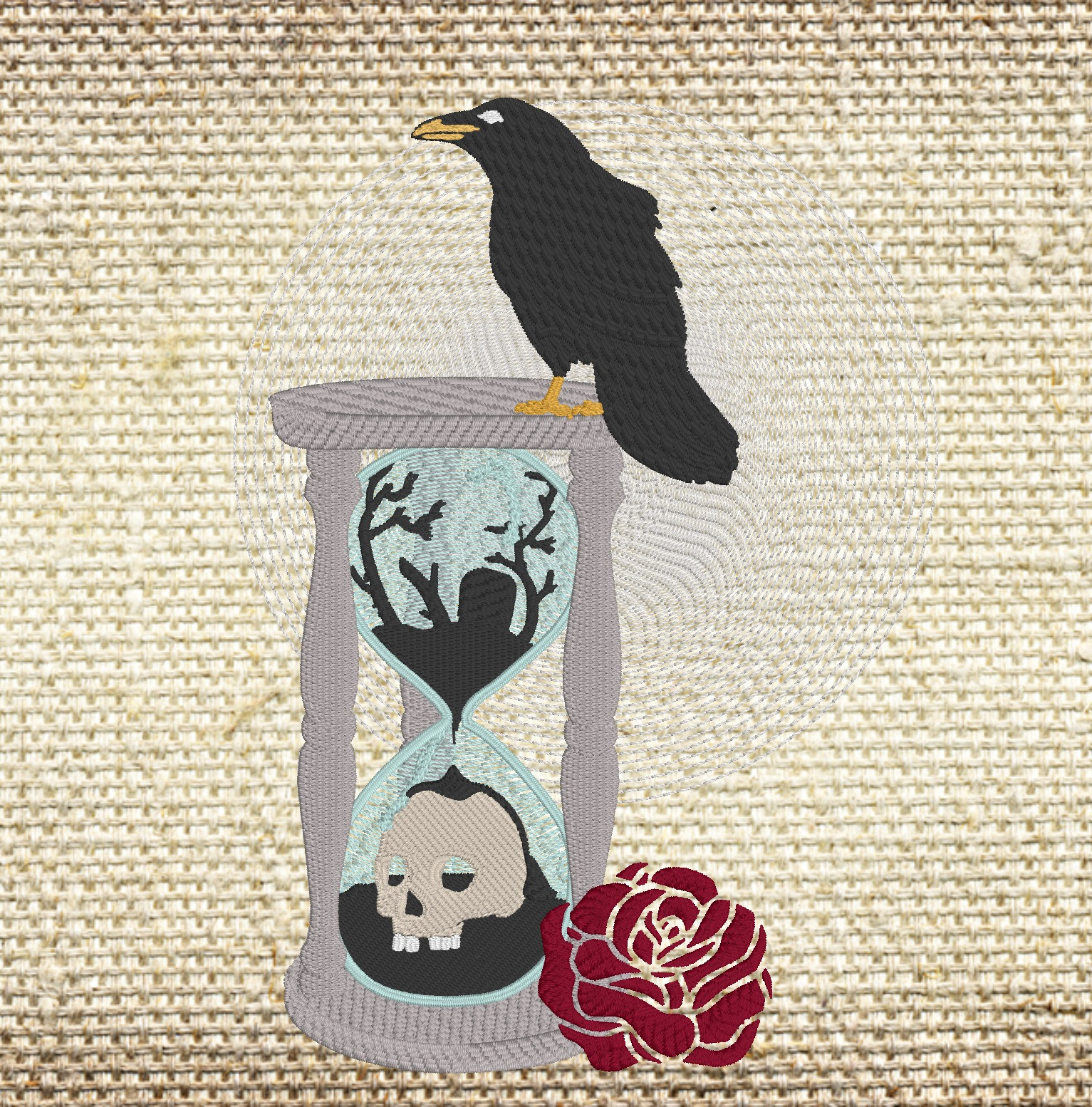 Digital Special Time Kills Hourglass Standalone 5x7. Digital Files