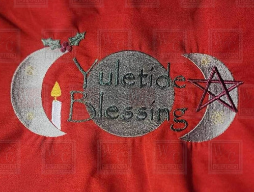 Digital Yultide Blessing Moon Phases Standalone 4x4 Digital File ...