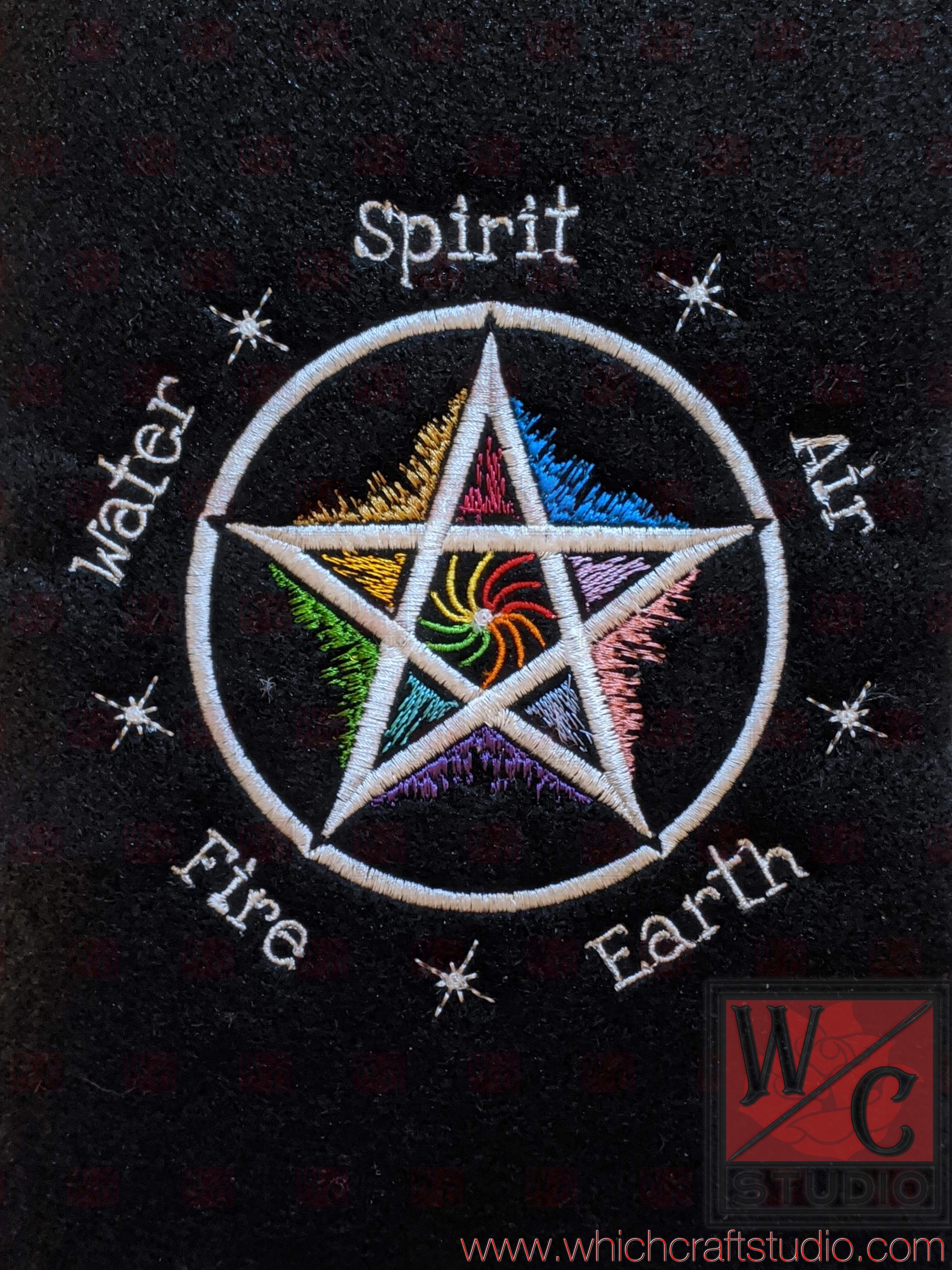 Digital Pentagram SWFAE 5x7 Embroidery Design