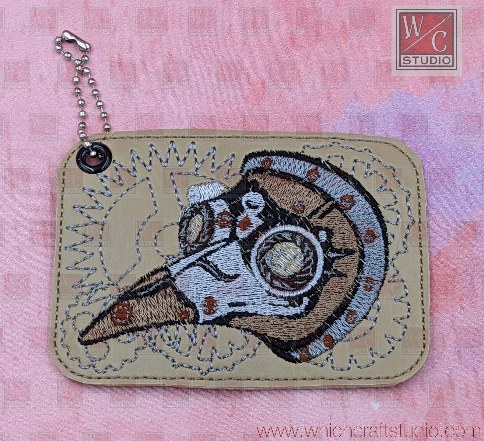 Digital Steampunk plague mask Lg Dangle Digital Files