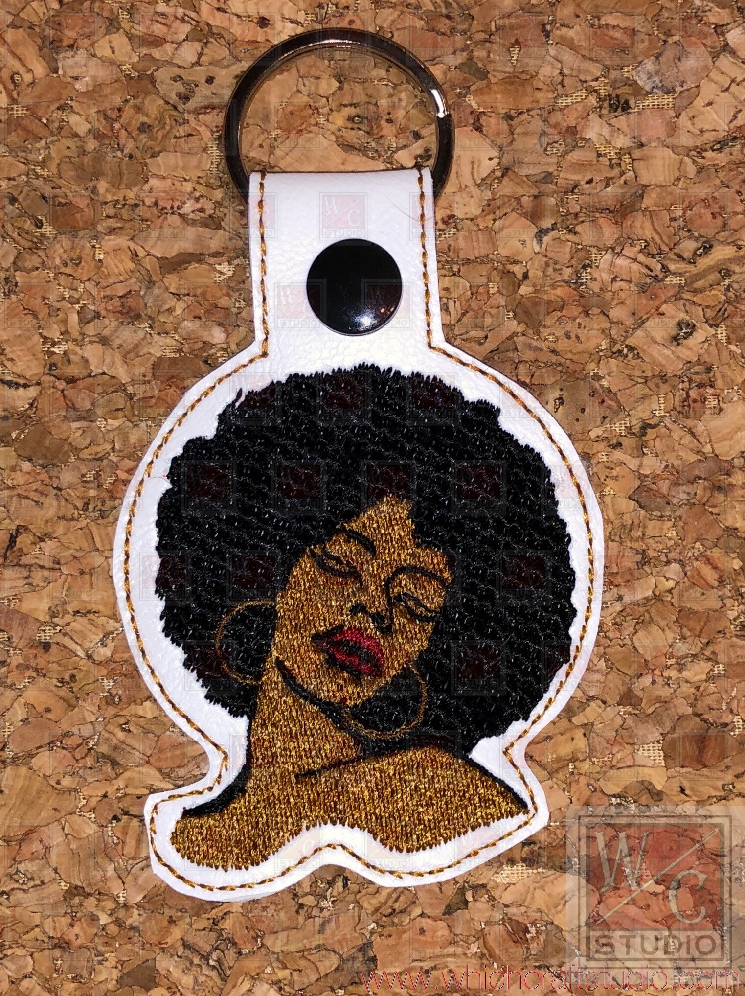 Digital Afrcan Woman Fob Tab