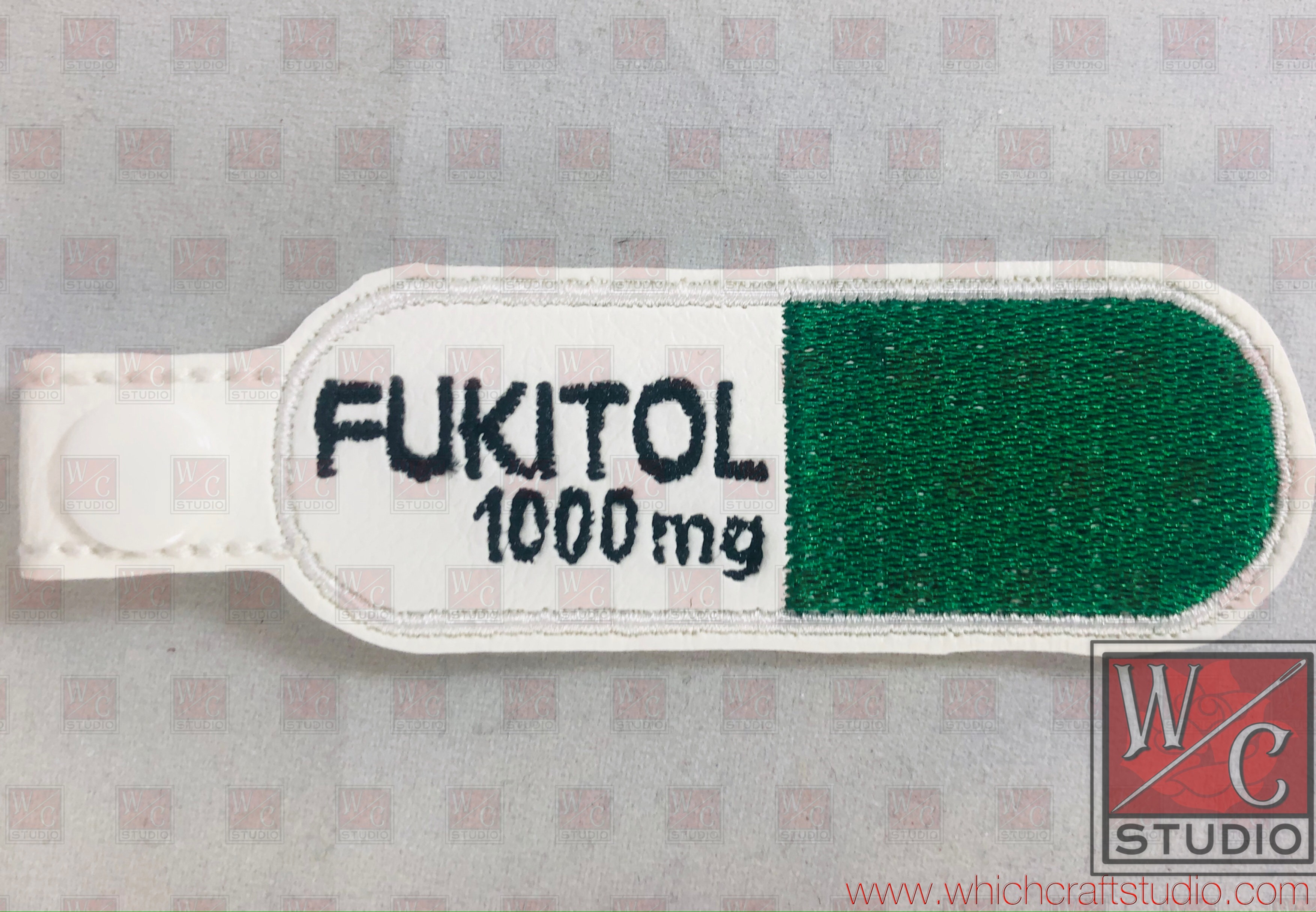 Damitol and Fukitol - fob snap tabs | Which Craft Studio