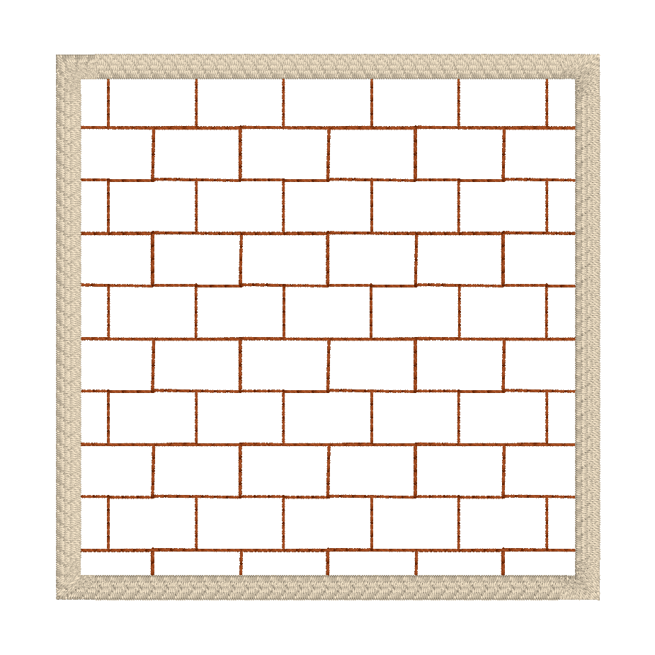 Digital Bricks 2 Stipple and Border 4x4 Digital Files 2/328
