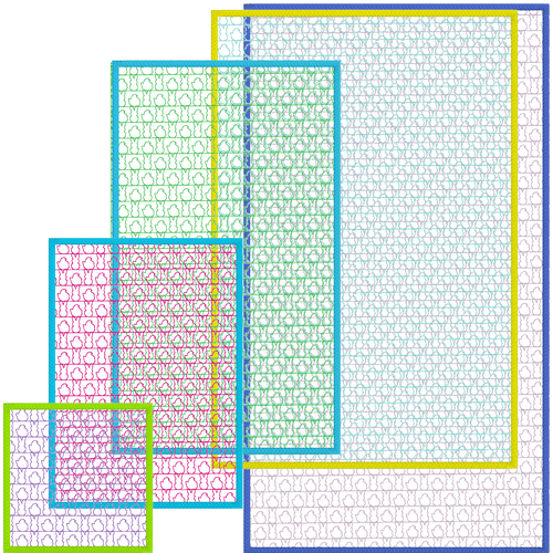 Digital Peeps Stipple and Border Set Digital File | Which Craft Studio