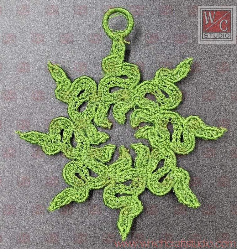 Digital FSL Snakes Snowflakes Digital Embroidery