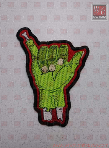Digital Zombie Hand Patch 3x3.5 Digital Embroidery Design | Which Craft ...