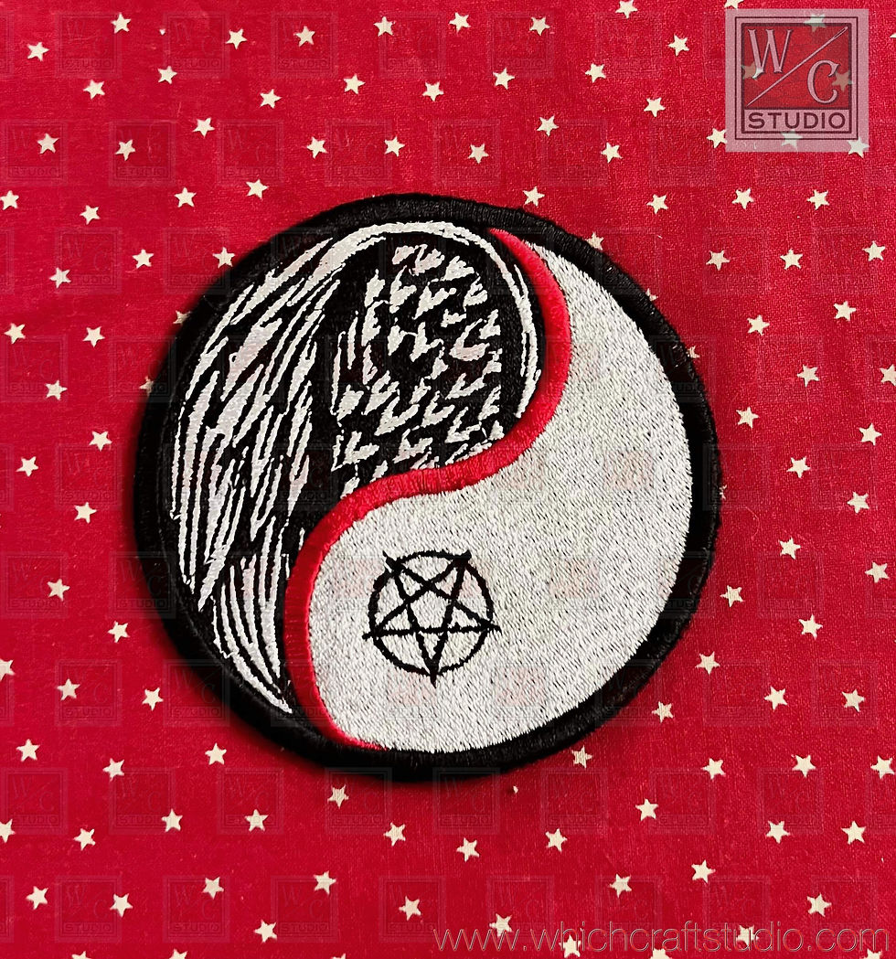 Digital Ying Yang Patch files Digital File | Which Craft Studio