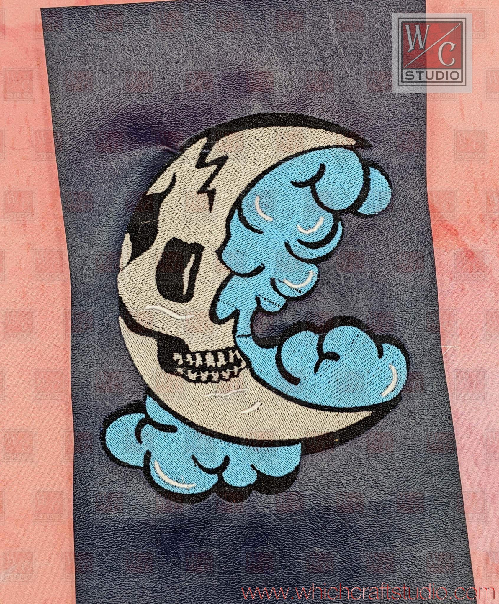 Digital Sun and Moon skull Standalone 4x4 Digital Files 2/346
