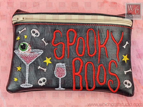 Digital Spooky Boos 5x7 bag Digital Files | Which Craft Studio