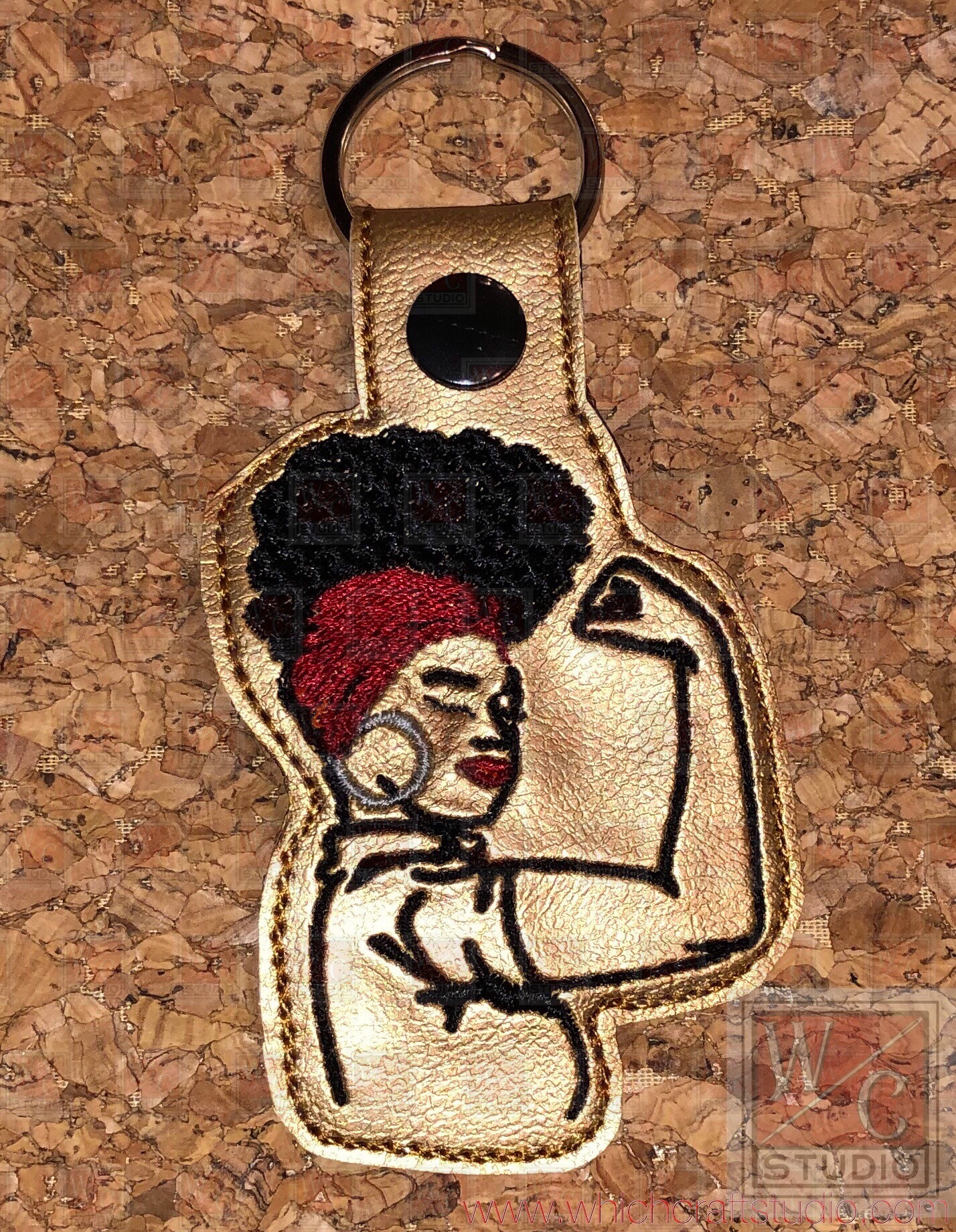 Digital African Rosie Fob Tab