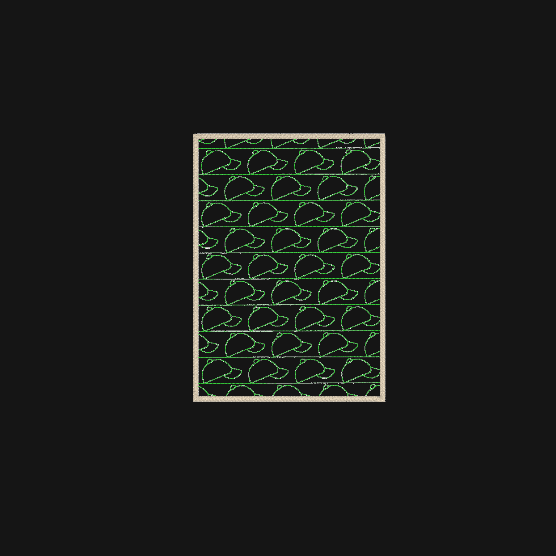 Digital Baseball Hat and Border 5x7 Digital Files