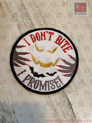 Digital I Dont Bite Patch Digital Files | Which Craft Studio