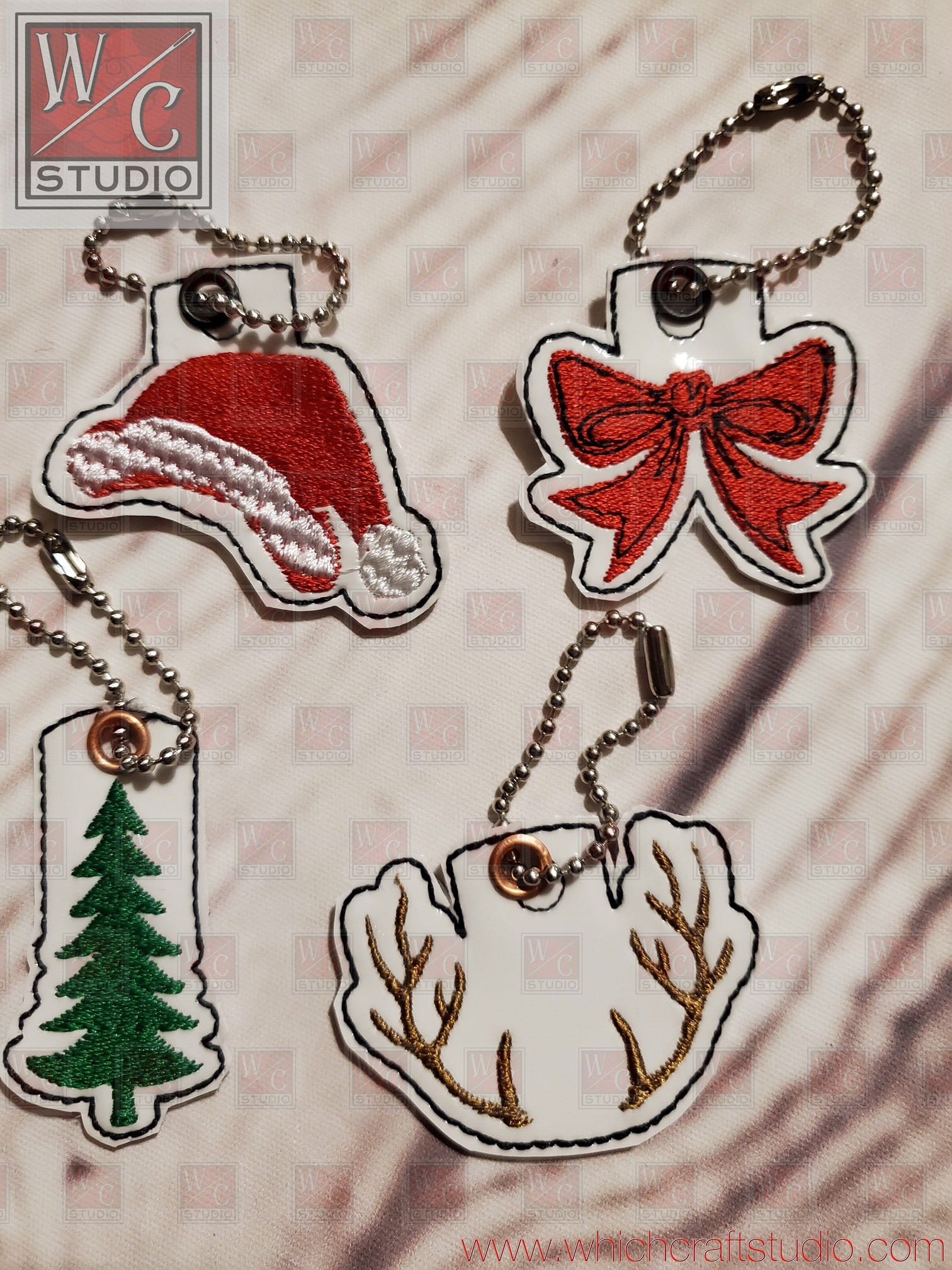 Digital Believe Dangles set of 4 Embroidery Designs