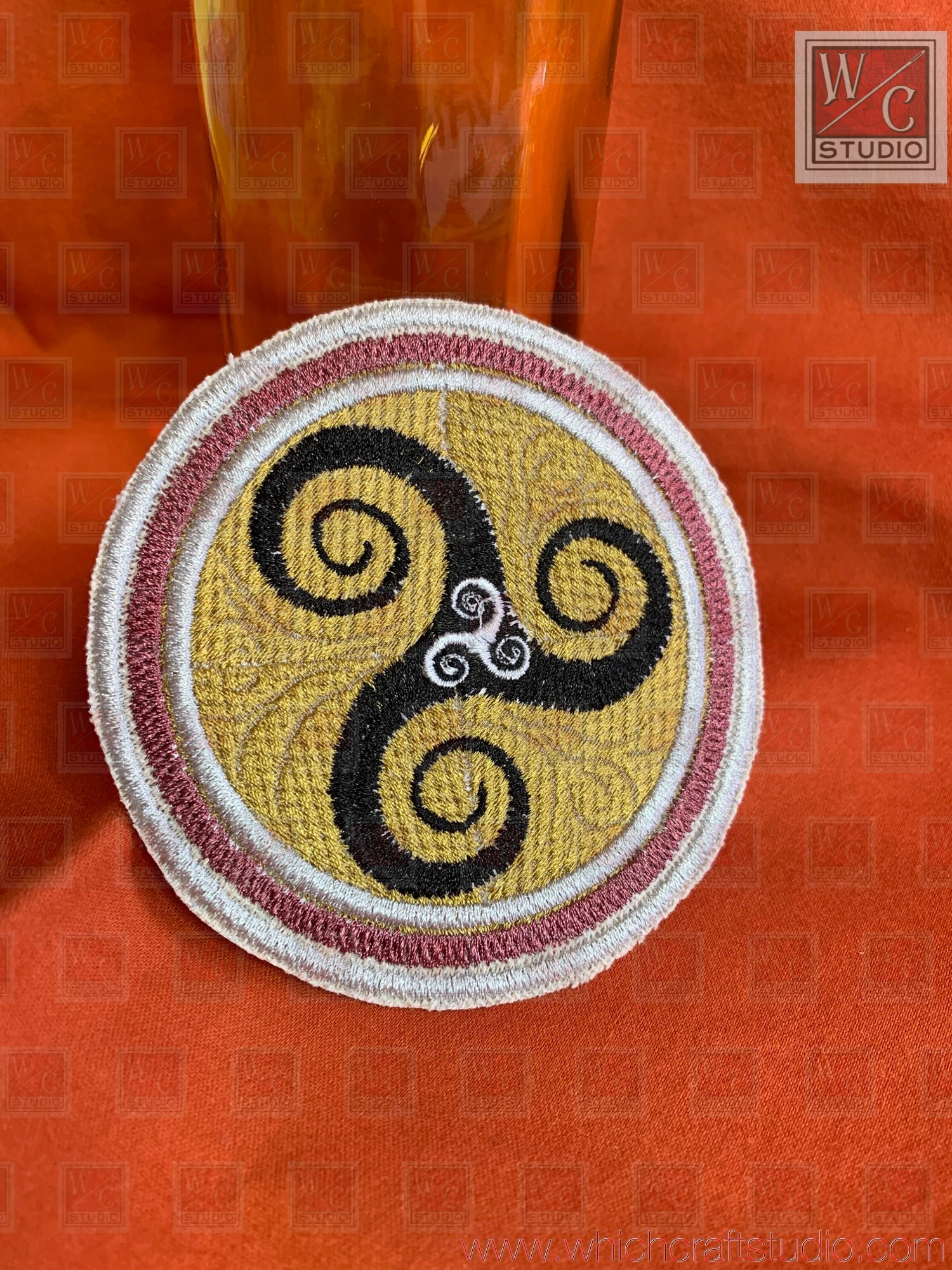 Digital Triskeles Patch Embroidery Designs Files