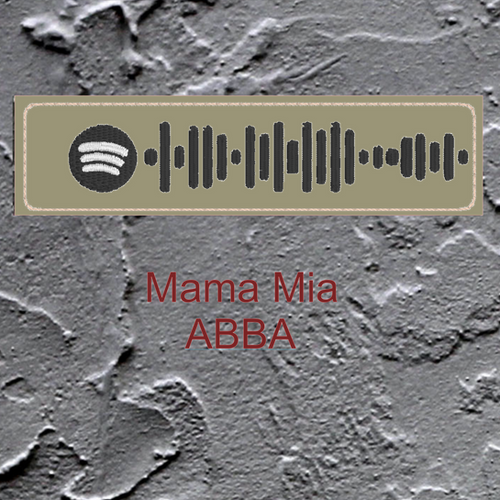 Digital Spotify Code Mama Mia! ABBA | Which Craft Studio