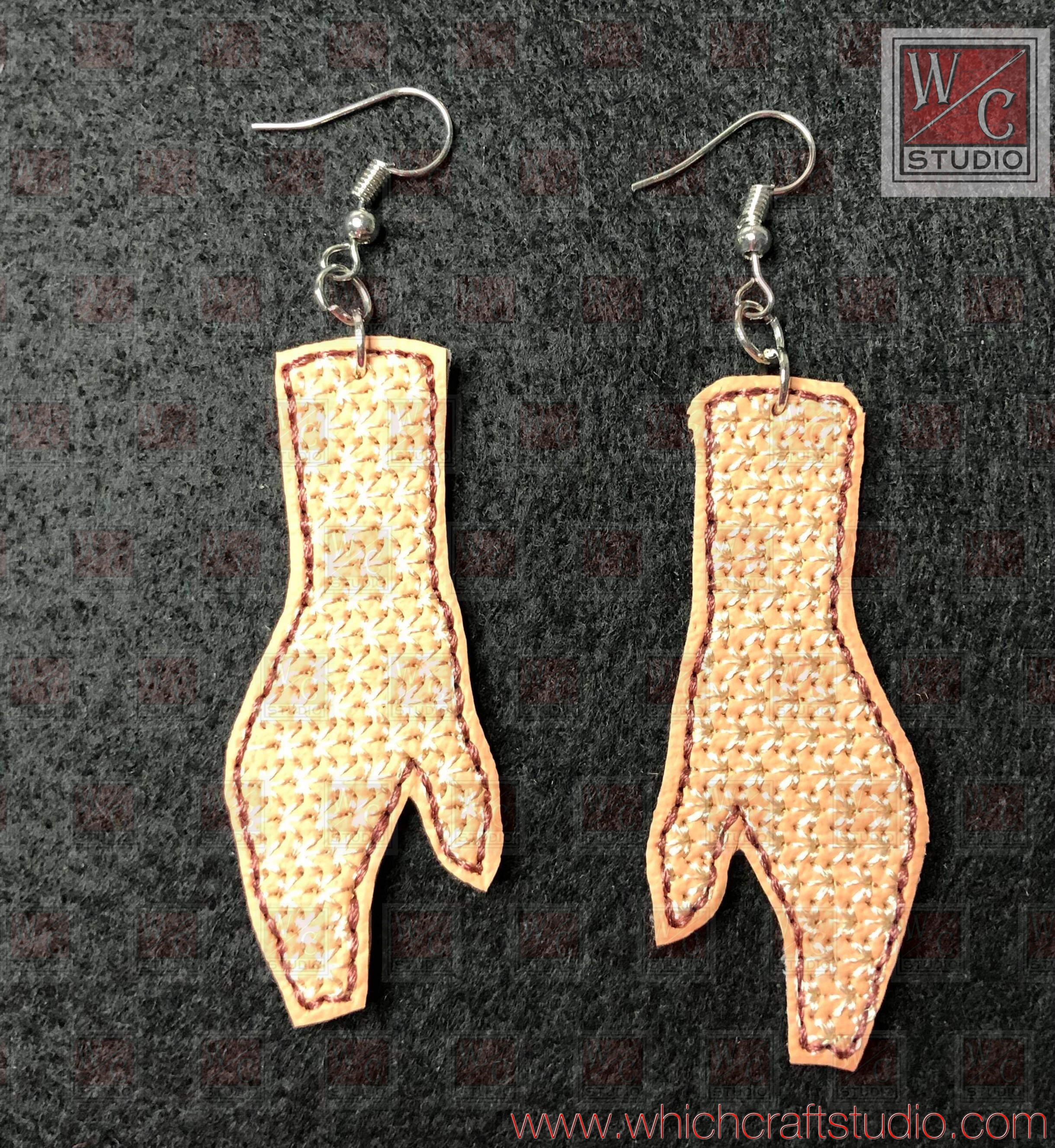 Digital Severed Hands Motif Digital Embroidery