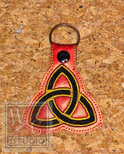 Digital Triquetra Fob Tab | Which Craft Studio