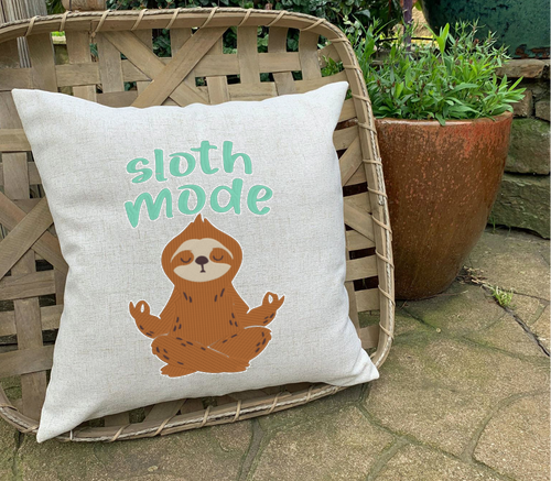 Digital Sloth Mode 8x12 Standalone Embroidery Design | Which Craft Studio