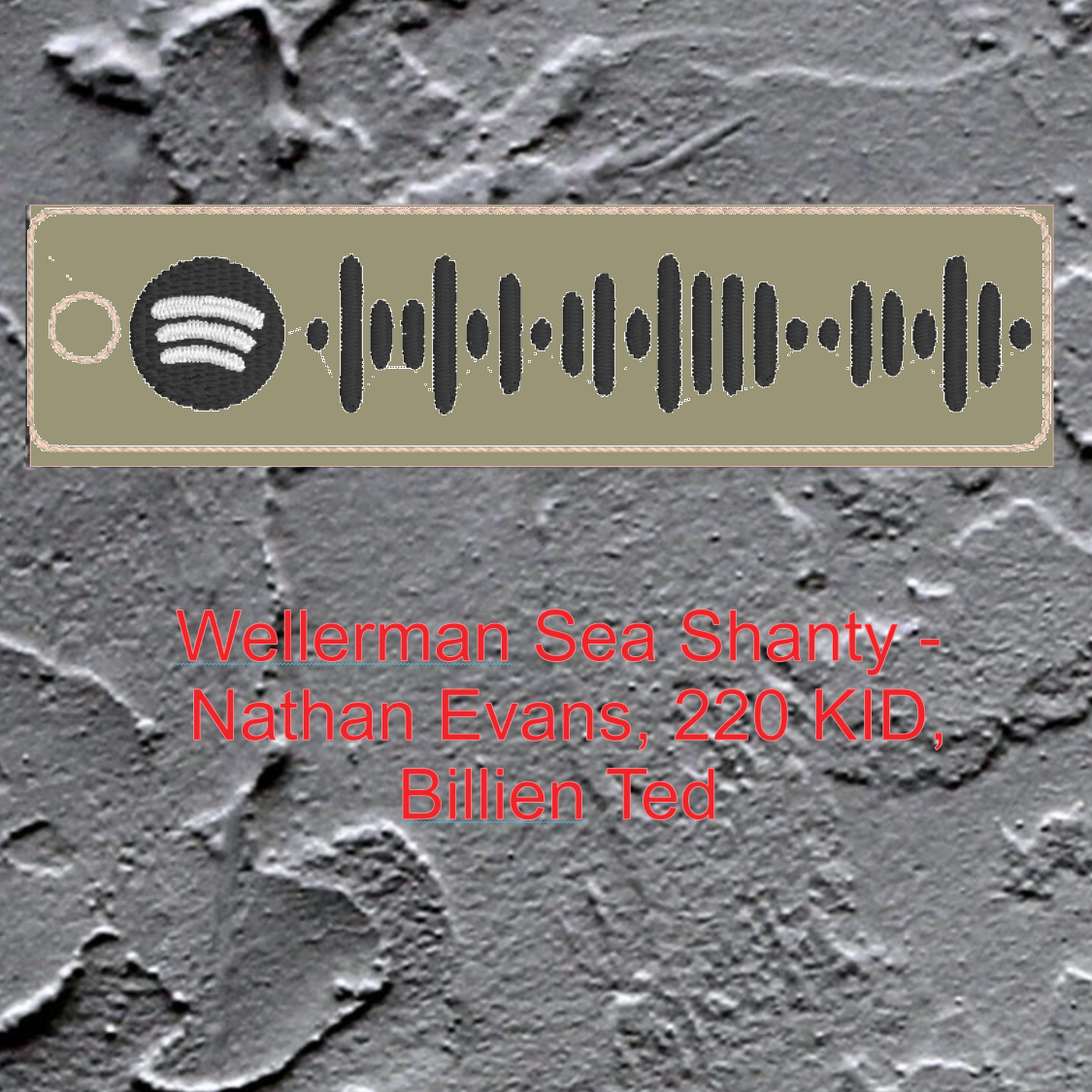 Digital Spotify Code Wellerman Sea Shanty - Nathan Evans, 220 KID ...