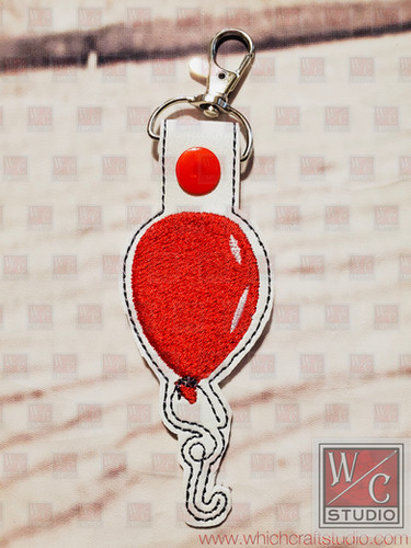 Digital Balloon Fob Embroidery File | Which Craft Studio