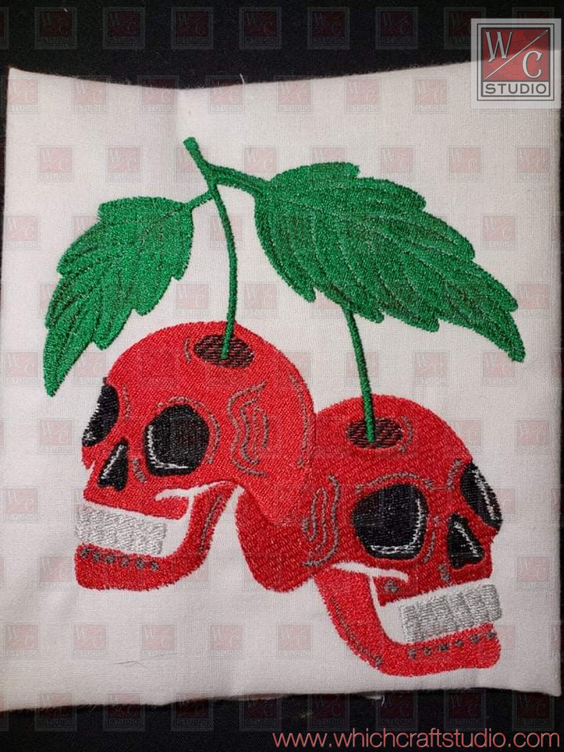 Digital Cherry Skulls Standalone 8x12 Digital Files