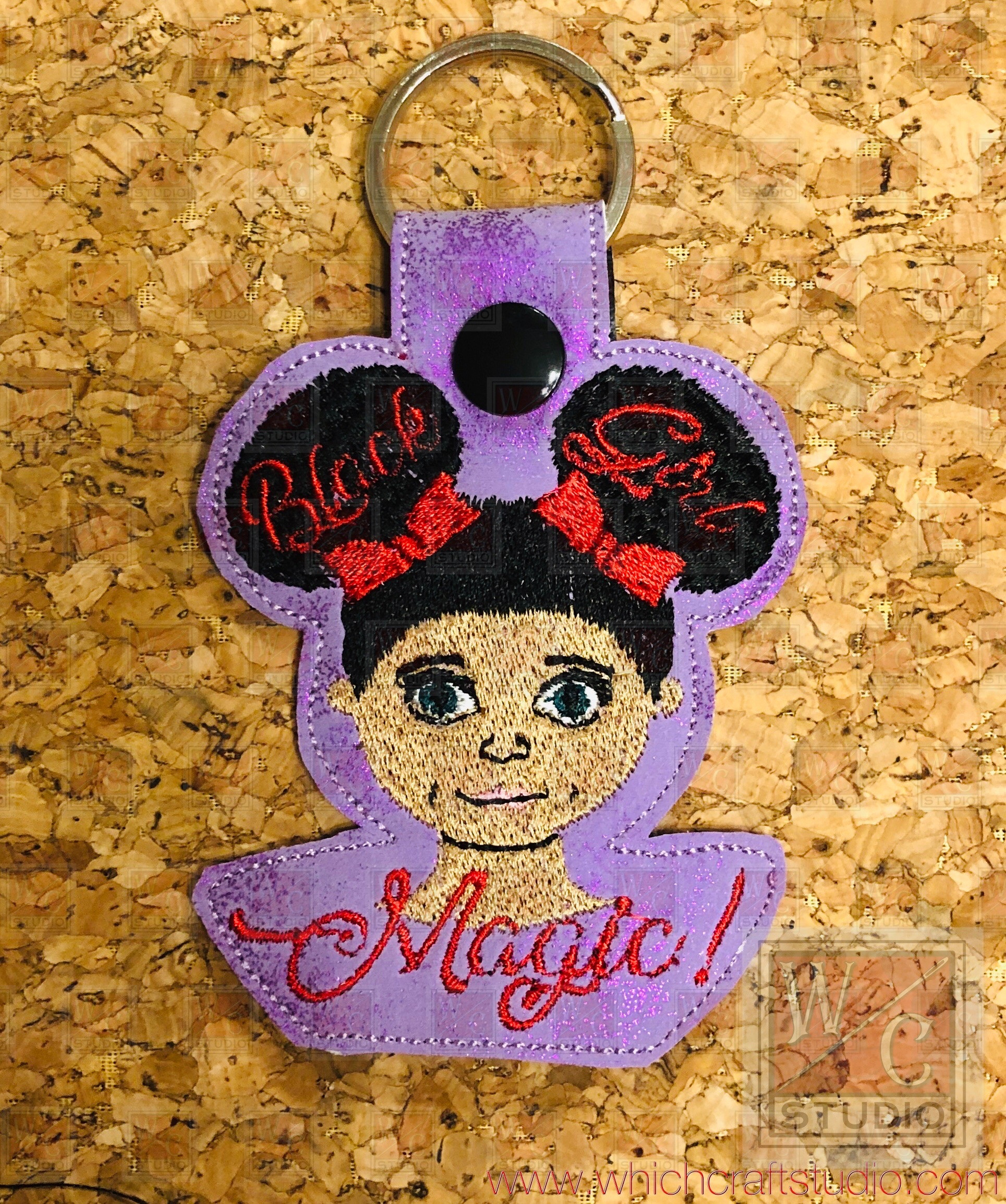 Digital Black Girl Magic Fob Tab