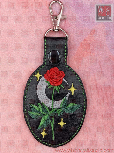 Digital Moon Rose Fob. Digital Fill | Which Craft Studio