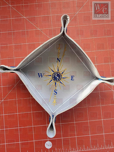 Digital Compass Tray4x4 Hoop 10x6 Digital File | Which Craft Studio