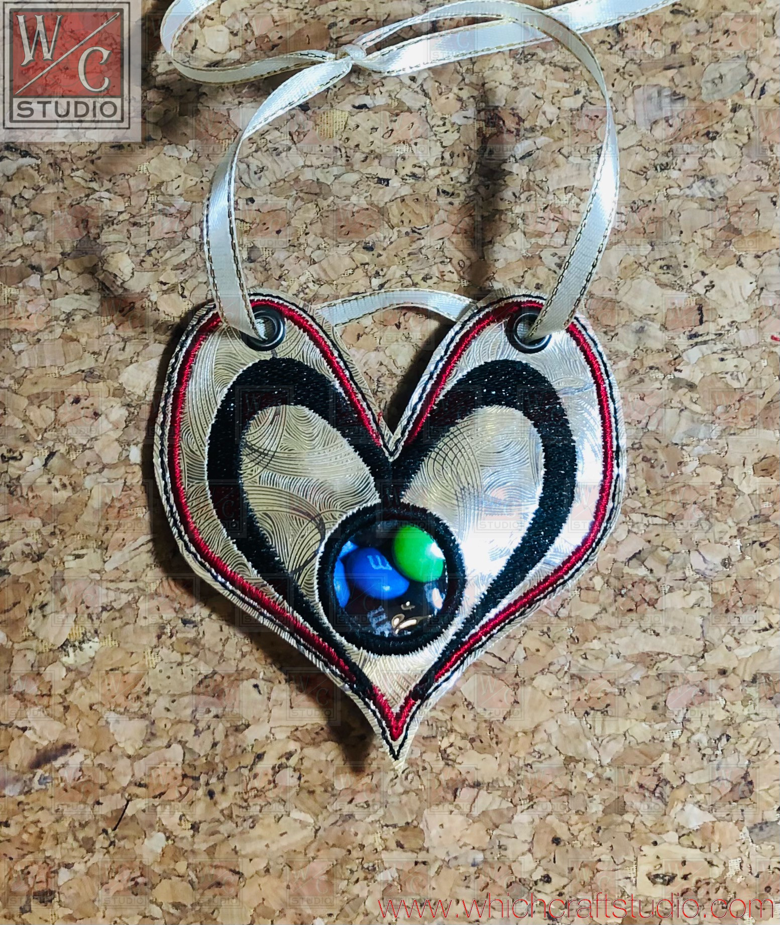 Digital Fill Candy Hearts 2 Embroidery Designs