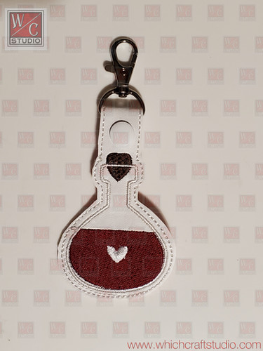 Digital Love Potion Fob Embroidery Designs | Which Craft Studio