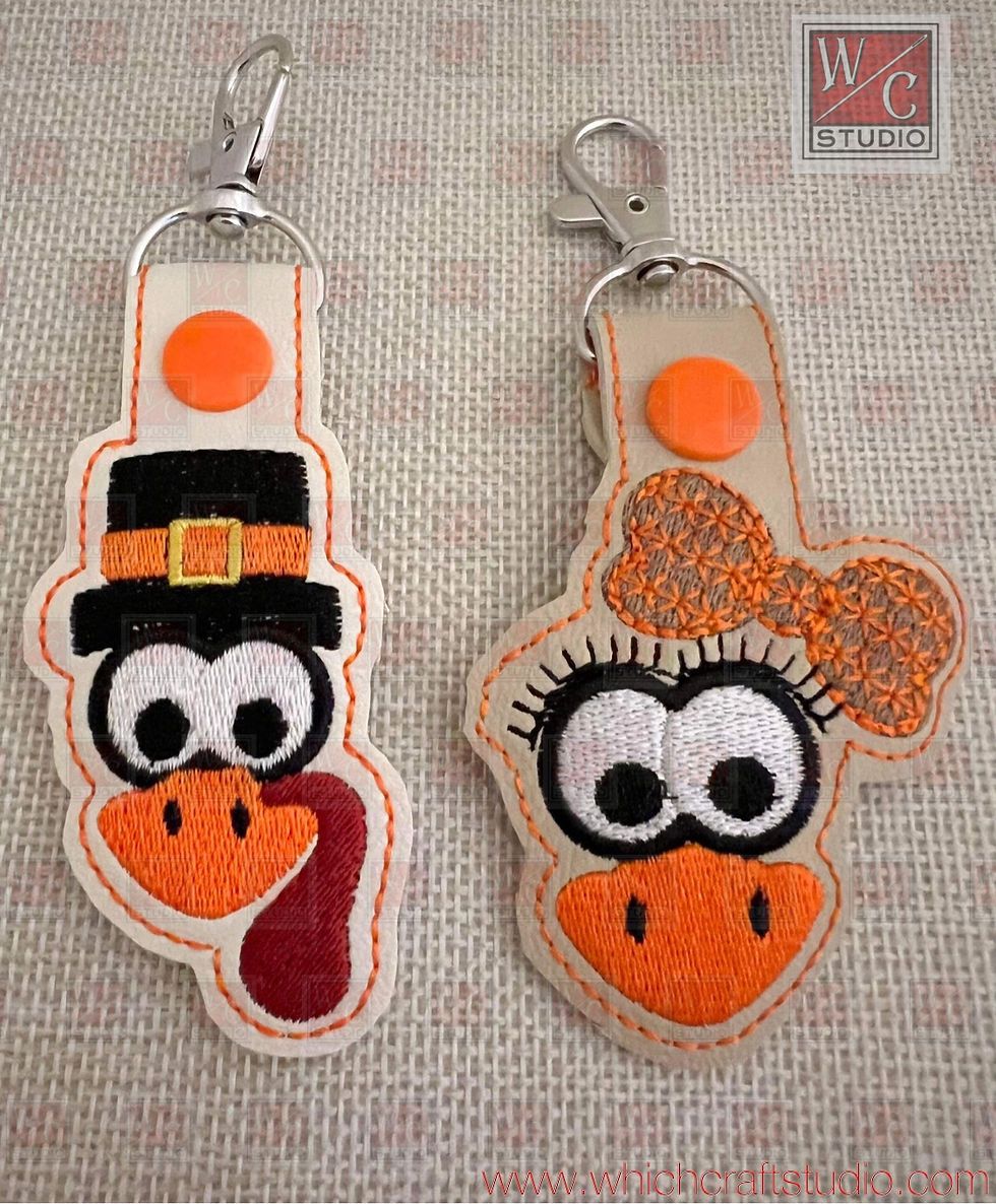 Digital Turkey Fobs. Digital Files | Which Craft Studio