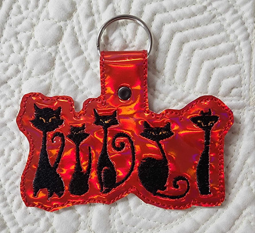 Digital Black Cats Fob Digital File | Which Craft Studio