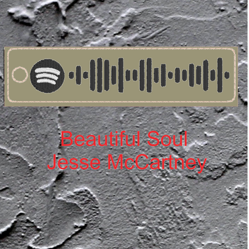Digital Spotify Code Beautiful Soul Jesse McCartney | Which Craft Studio