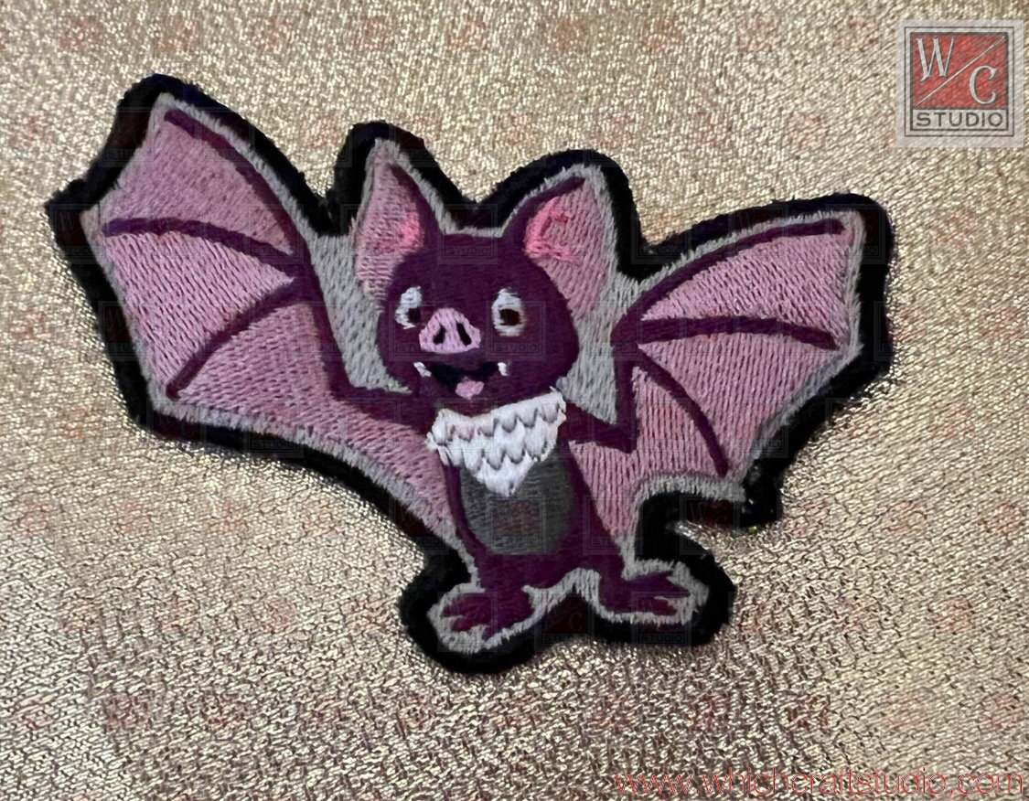 Digital Happy Bat Patch Digital Fill
