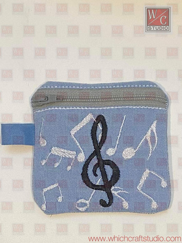 Digital Music Notes Bag 4x4 Digital Files | Which Craft Studio