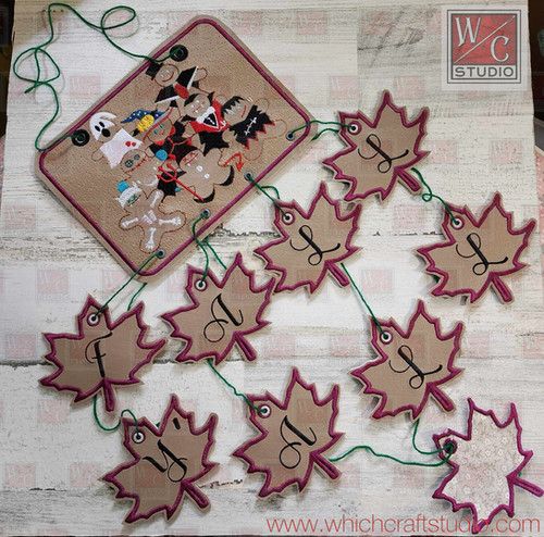 Digital Halloween Gingerbread Fall Sign 8x12. Digital File | Which ...