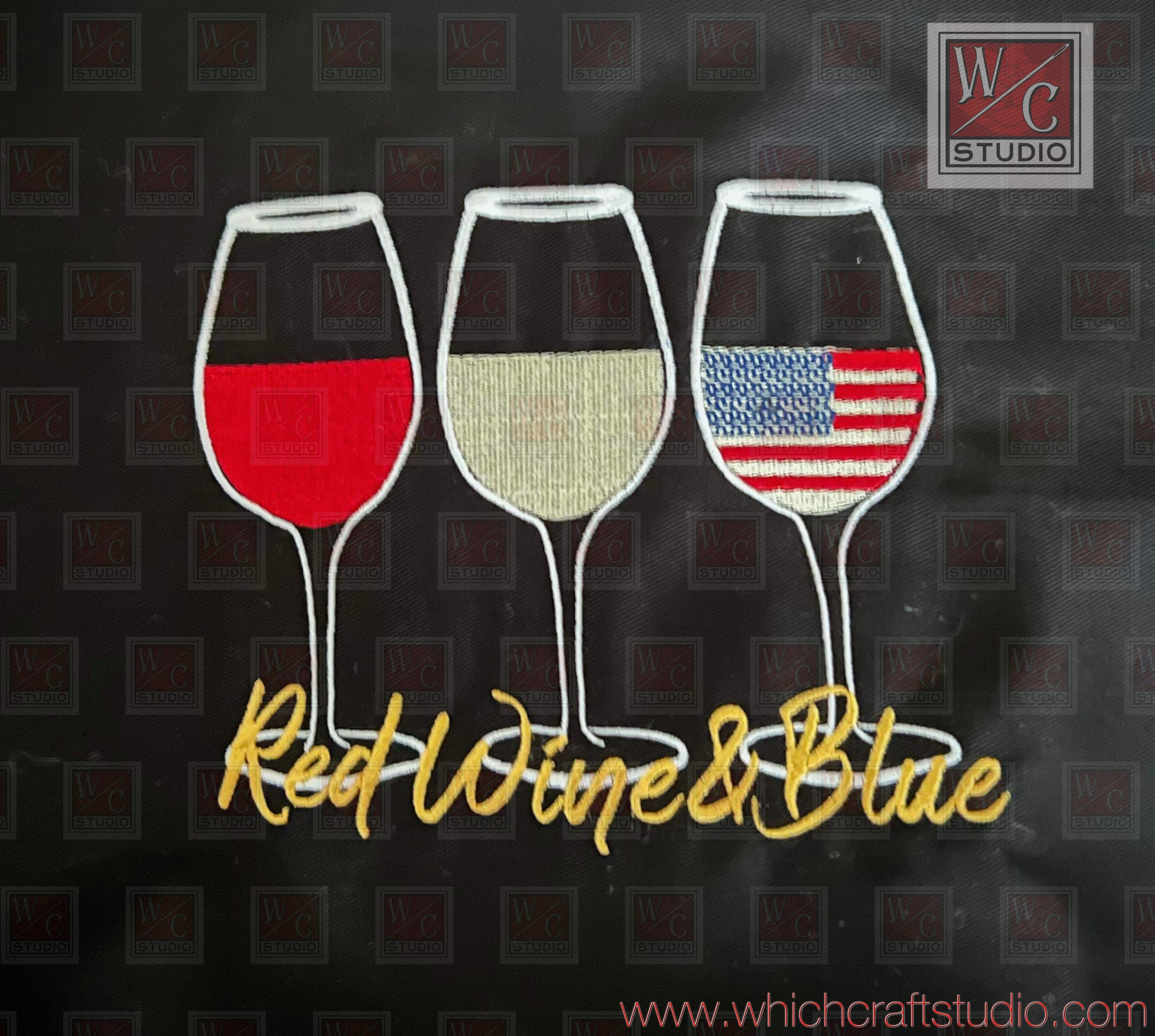 Digital Red Wine Blue Standalone 6x10 files Digital File