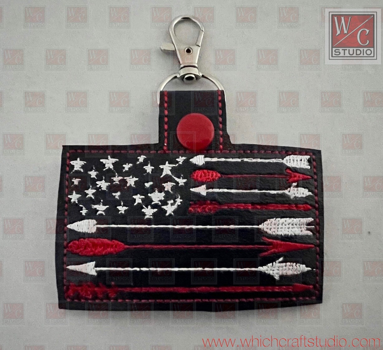 Digital America Flag Arrow Fob Digital Files