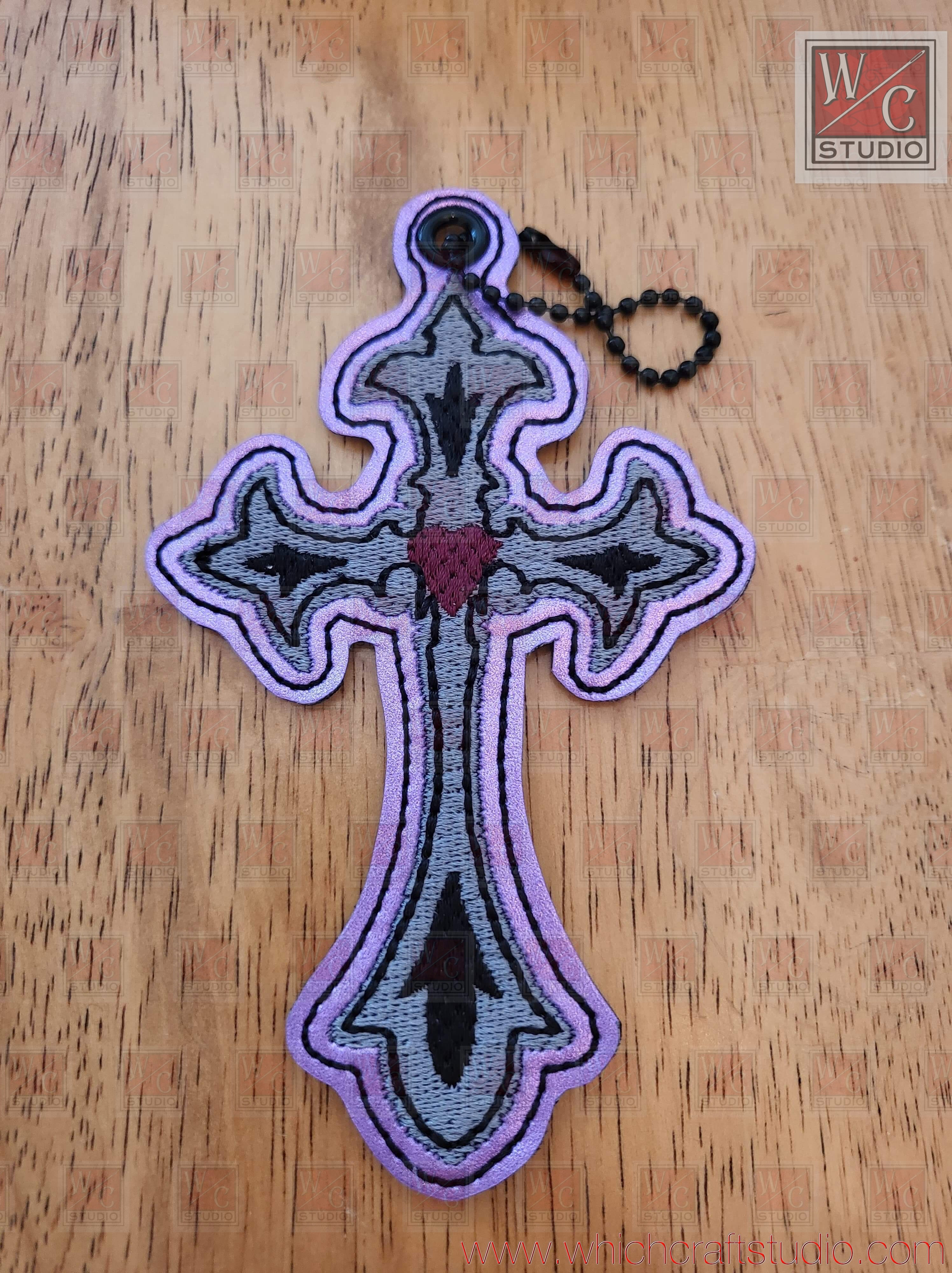 Digital Goth Cross Dangle Digital Files