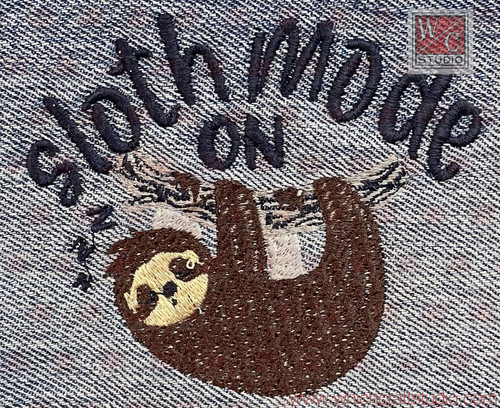 Digital Sloth Mode Standalone 4x4 files Digital File | Which Craft Studio