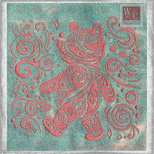 Digital Swirl Poo standalone 5x7 Digital File | Which Craft Studio