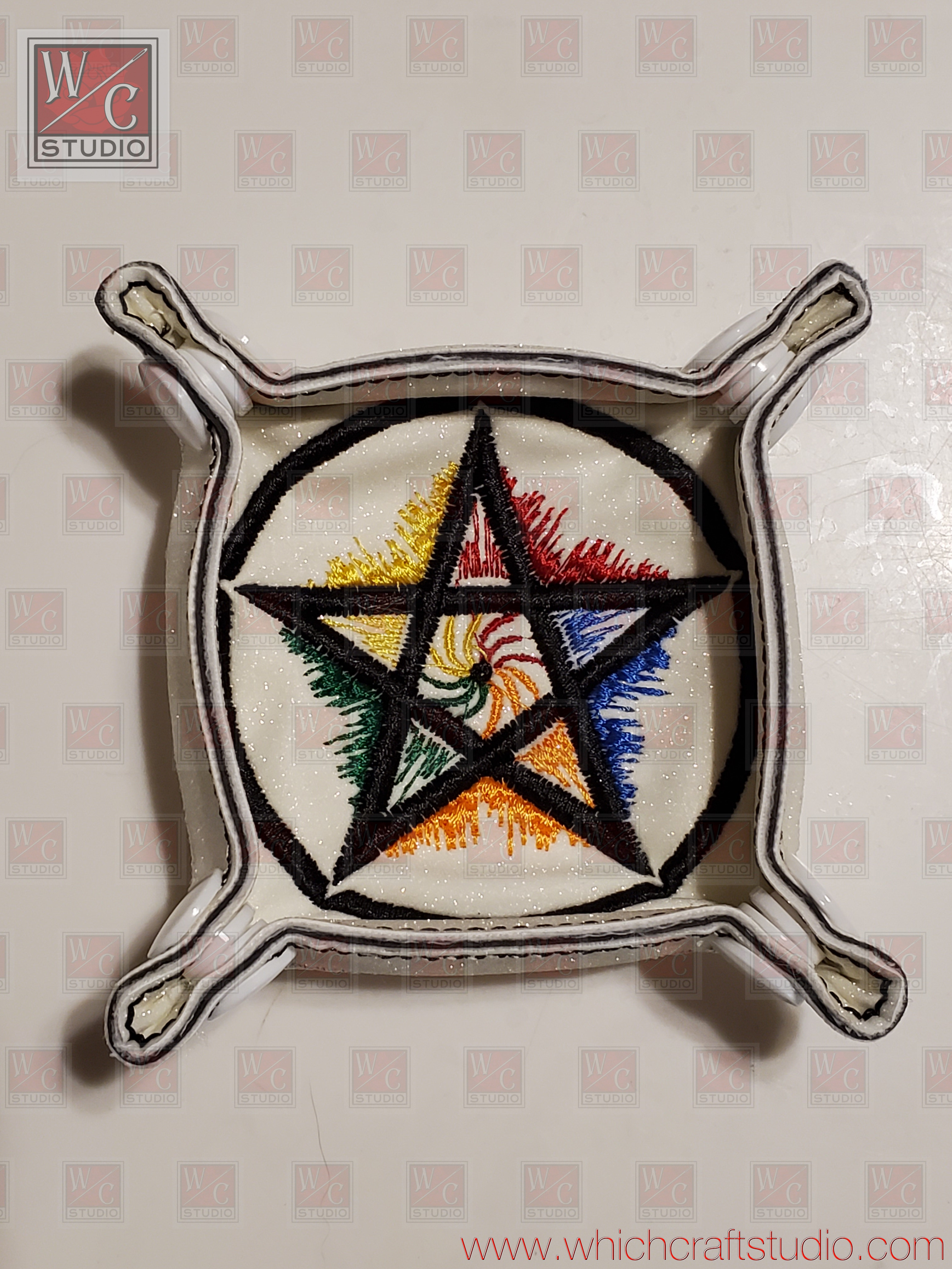 Digital Pentagram Tray 4x4 Embroidery Designs