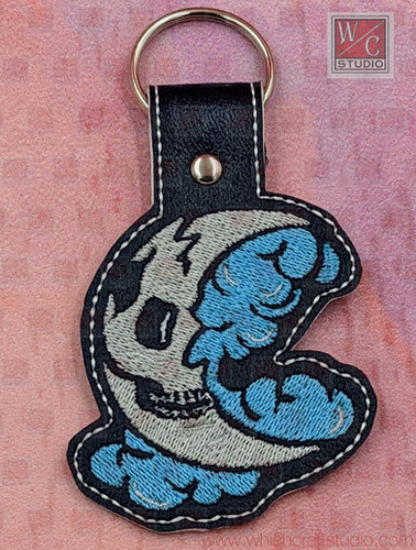 Digital Moon skull Fob Digital Files | Which Craft Studio